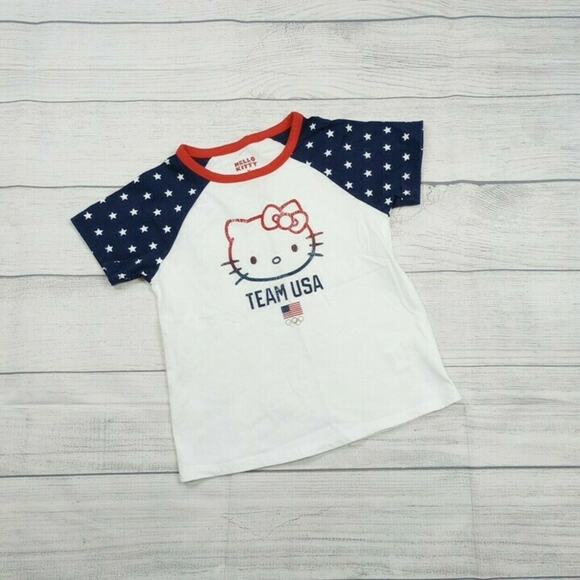 Hello Kitty | Shirts & Tops | 45 Hello Kitty X Team Usa Tee | Poshmark